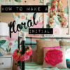 How To Make a Floral Initial {In Four easy steps!} | This Little Estate